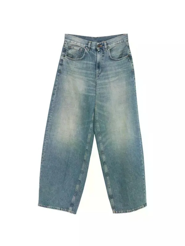 6397 Wide-leg Whiskers-effect Jeans