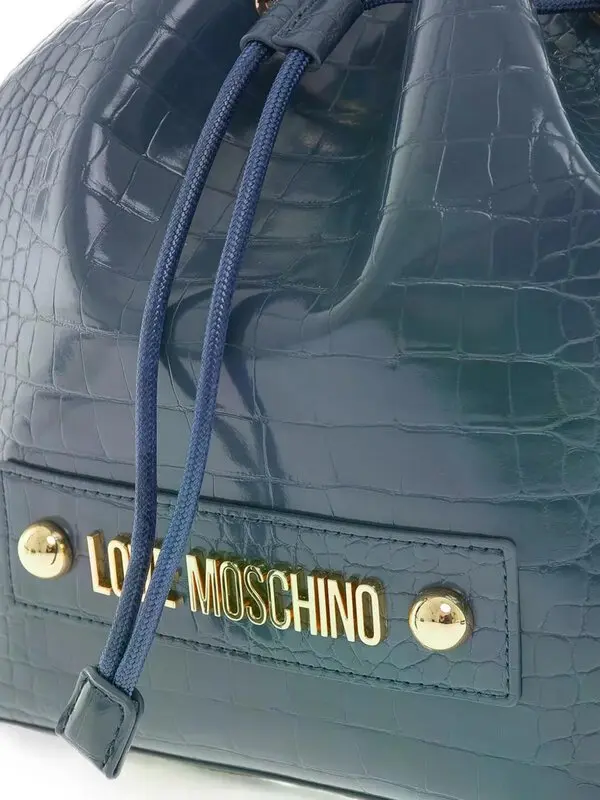 Moschino Logo-plaque Bucket Bag