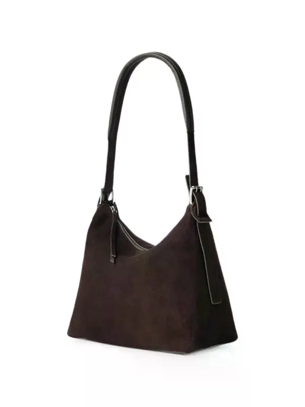 LEMAIRE Small Belted Bag In Suede Leather
