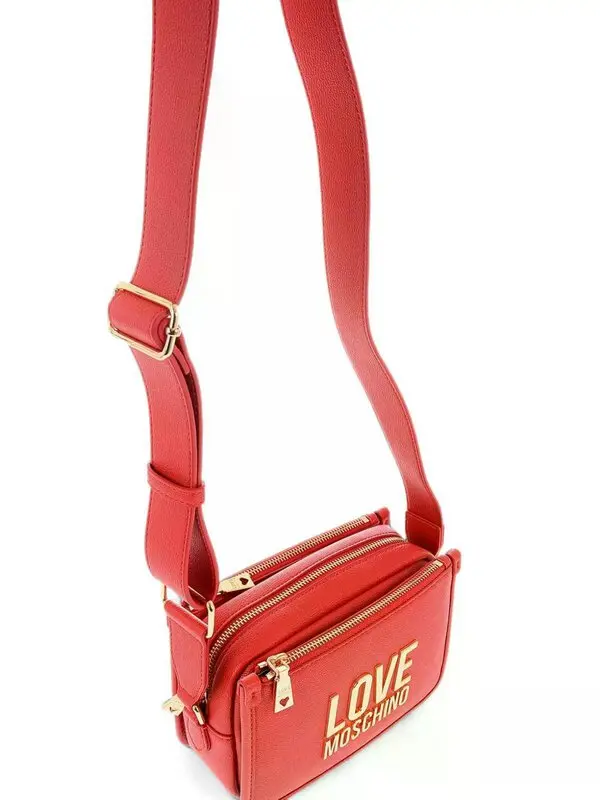 Moschino Logo Plaque Cross Body Bag