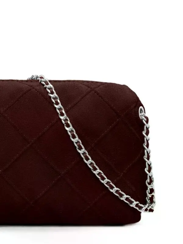 Tory Burch Fleming Suede Soft Crossbody Bag - Red