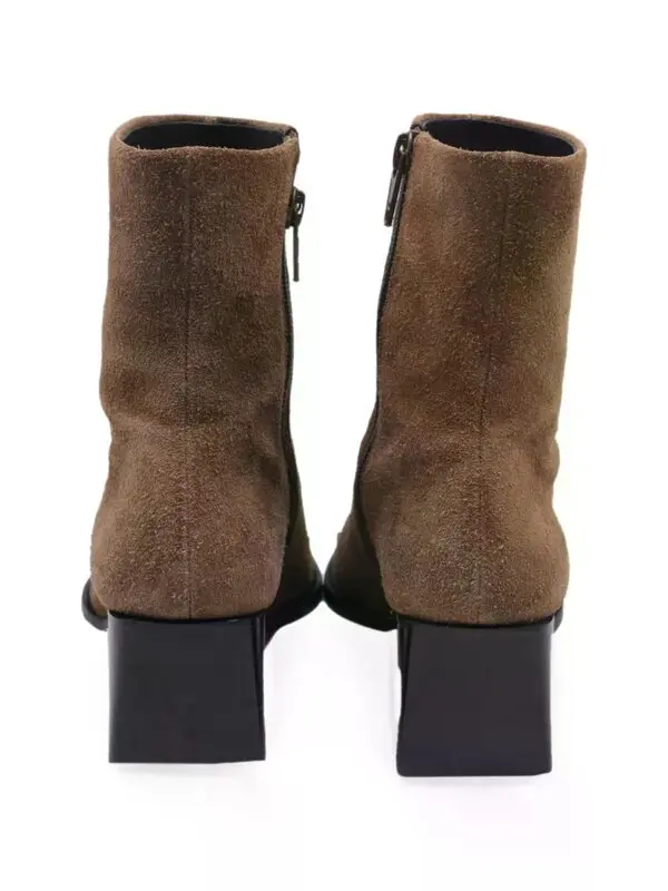 ALEXANDER WANG Suede Metal-tip Ankle Boots