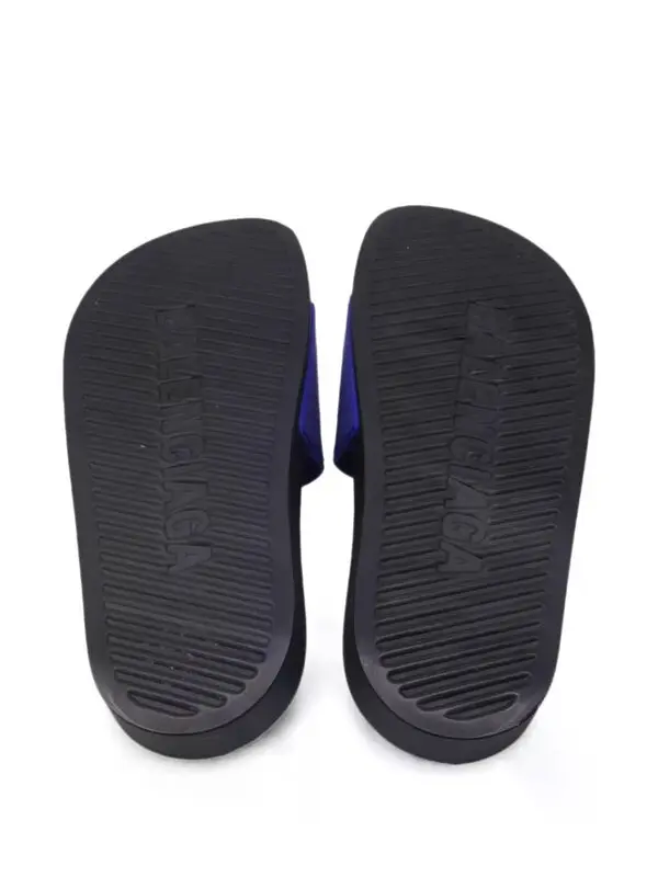 Balenciaga Logo Pool Slides