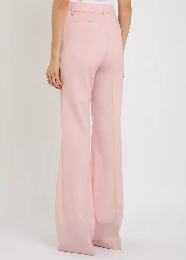 Sportmax Flared-leg Wool Trousers