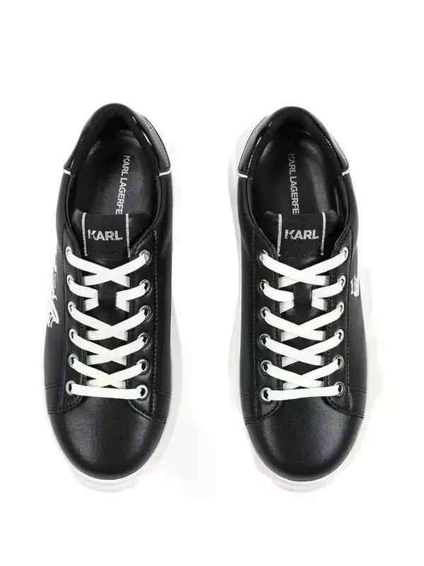 Karl Lagerfeld Logo-embroidered Platform Sneakers