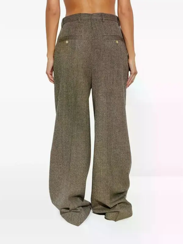 Rick Owens Wool Wide-leg Trousers
