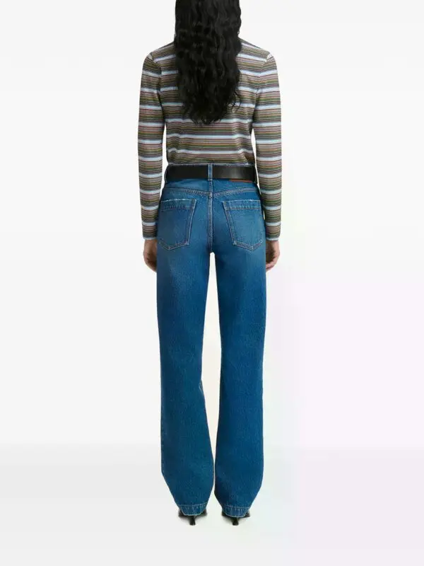 Marni Logo-patch Straight-leg Jeans