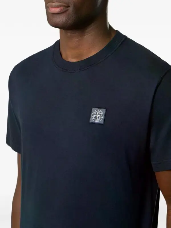 Stone Island Compass-patch T-shirt - Blue