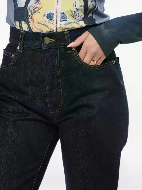 Loulou De Saison Topstitched Jeans