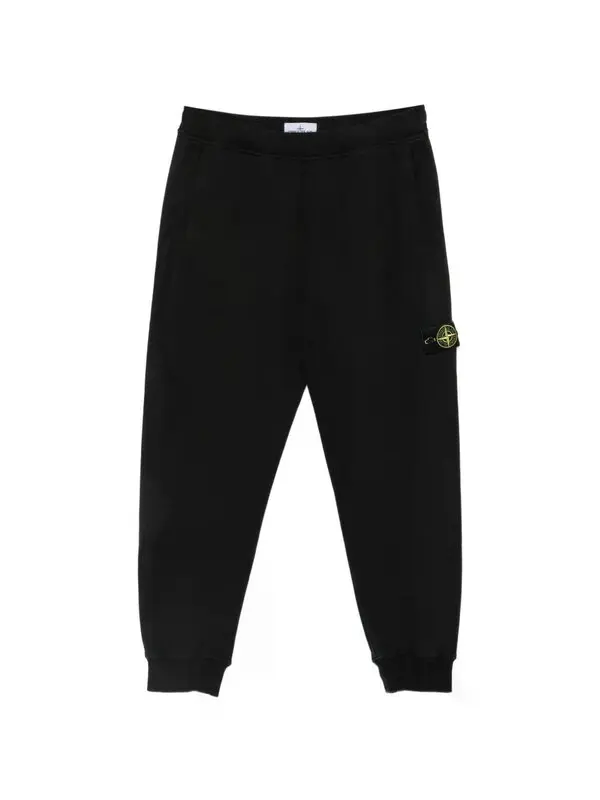 Stone Island Logo-patch Track Pants - Black