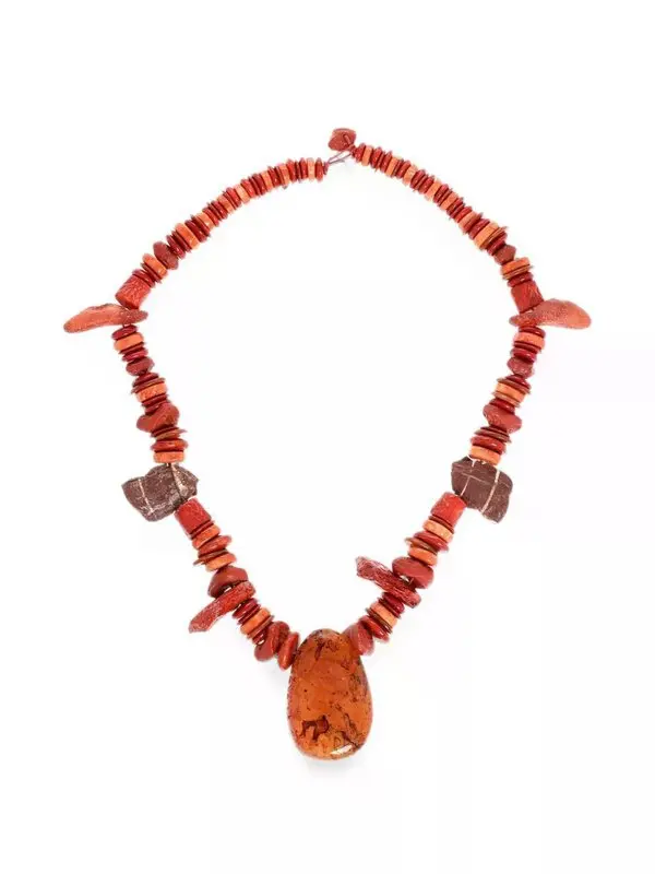 Dsquared2 Hard Stone Pendant Necklace