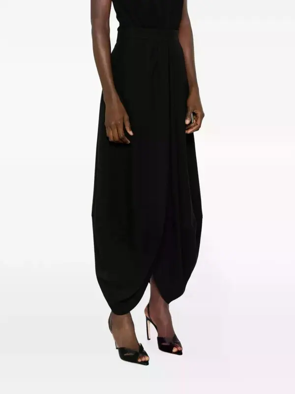 Giorgio Armani Draped Midi Skirt