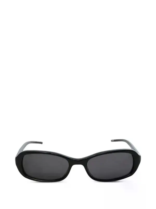 Chimi Code Oval-frame Sunglasses - Black