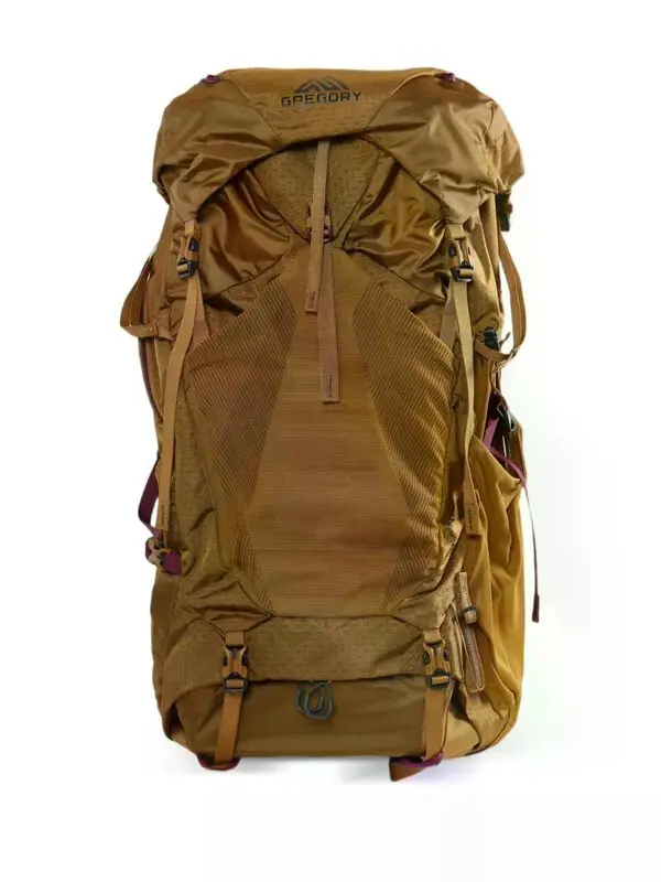 GREGORY Maven 58 Buckle-fastening Panelled Backpack - Brown