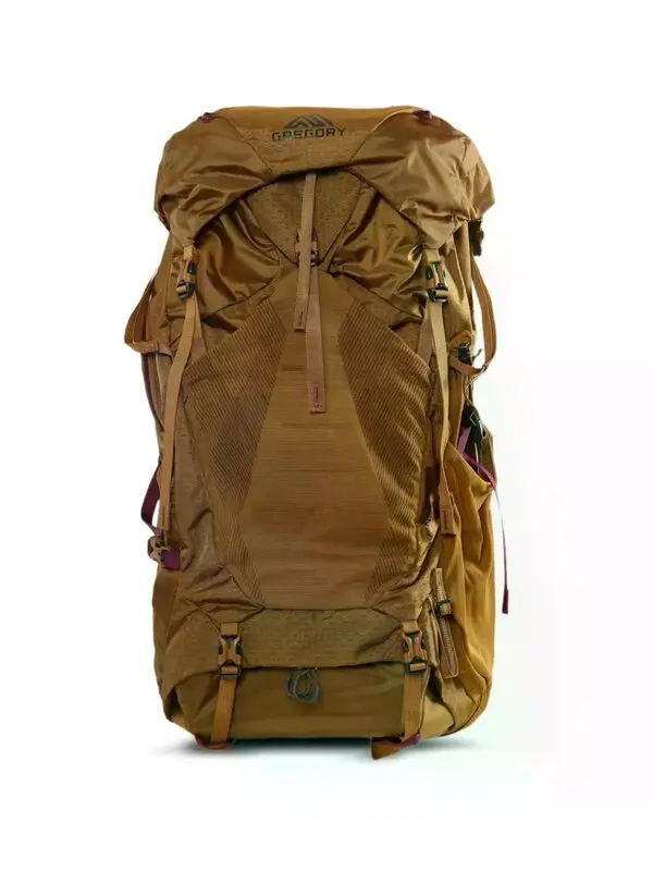 GREGORY Maven 58 Buckle-fastening Panelled Backpack - Brown