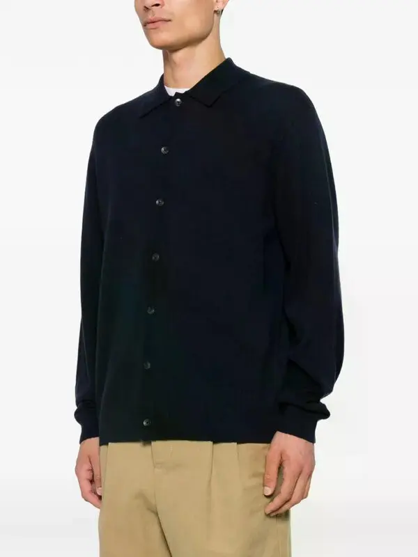 7 For All Mankind Button-up Long-sleeve Shirt