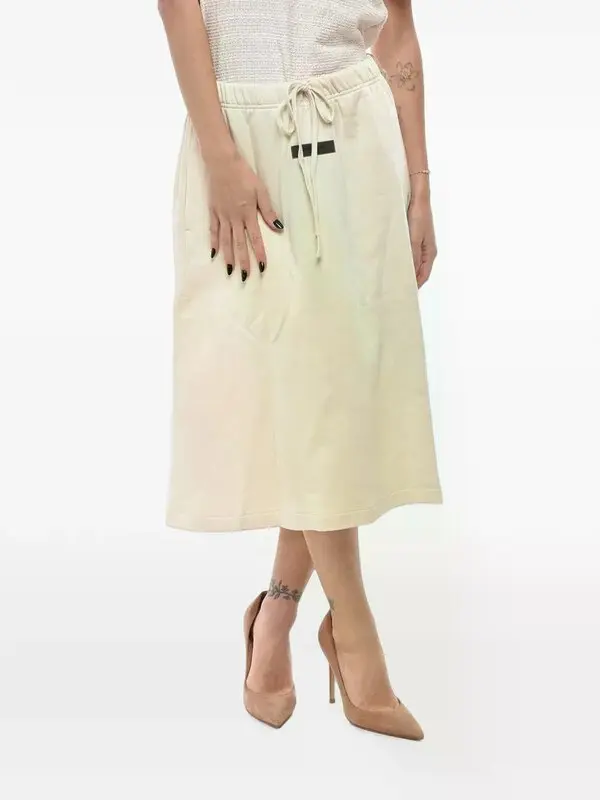 Fear Of God Elasticated Waist Midi Skirt - Neutrals