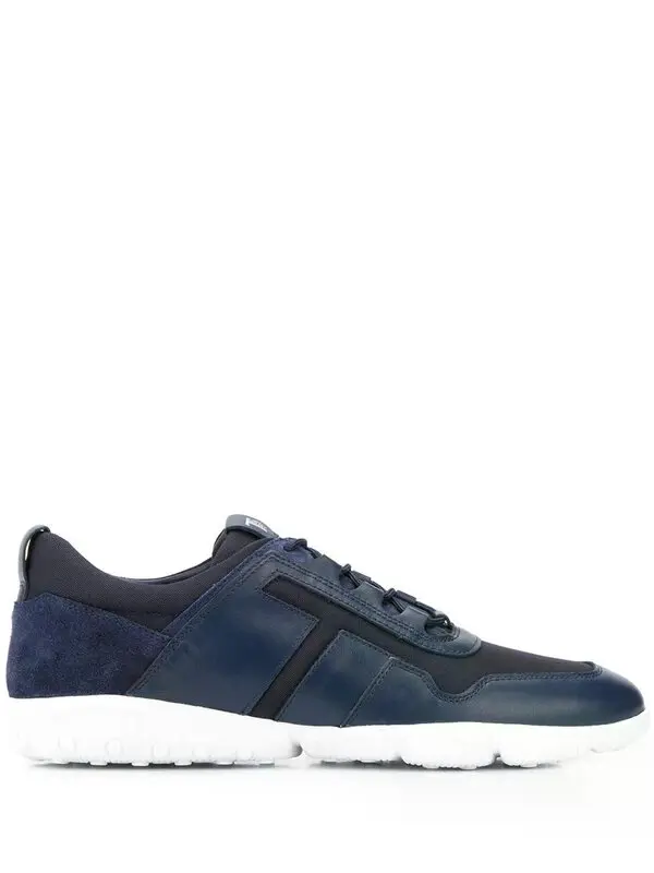 TOD'S Leather Low-top Sneakers - Blue