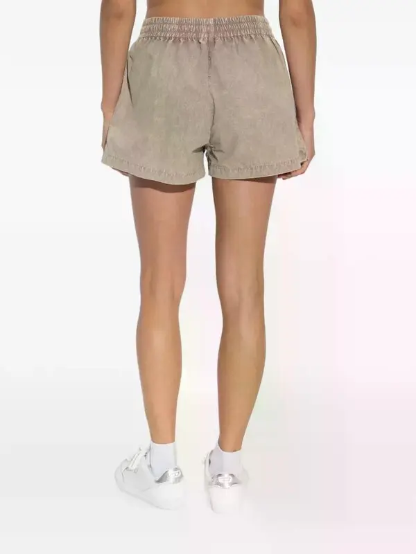 DIESEL® S-oul Logo Embroidered Mini Shorts