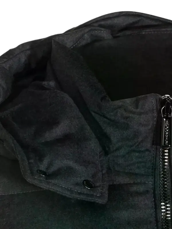 MOORER Hooded Sleeveless Padded Coat