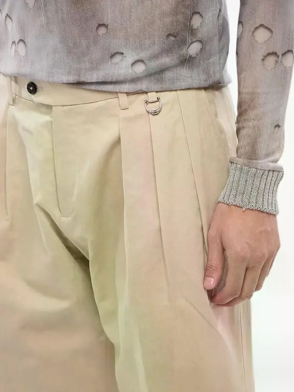 John Richmond Pleated-front Tailored Trousers