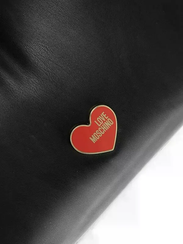 Moschino Padded Heart-plaque Shoulder Bag