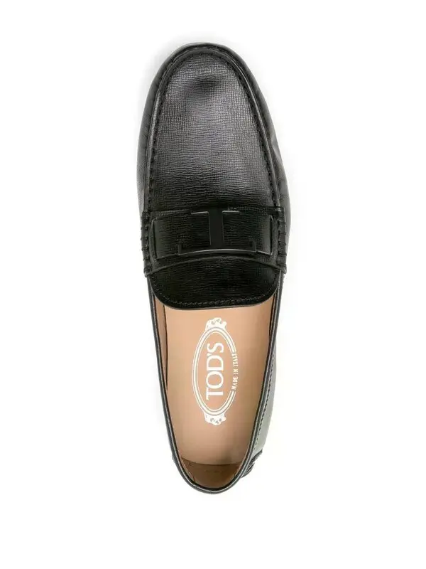 TOD'S Textured-leather Loafers