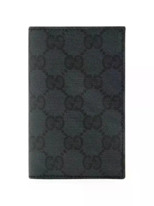Gucci Essence Classic Gg Supreme Wallet - Black