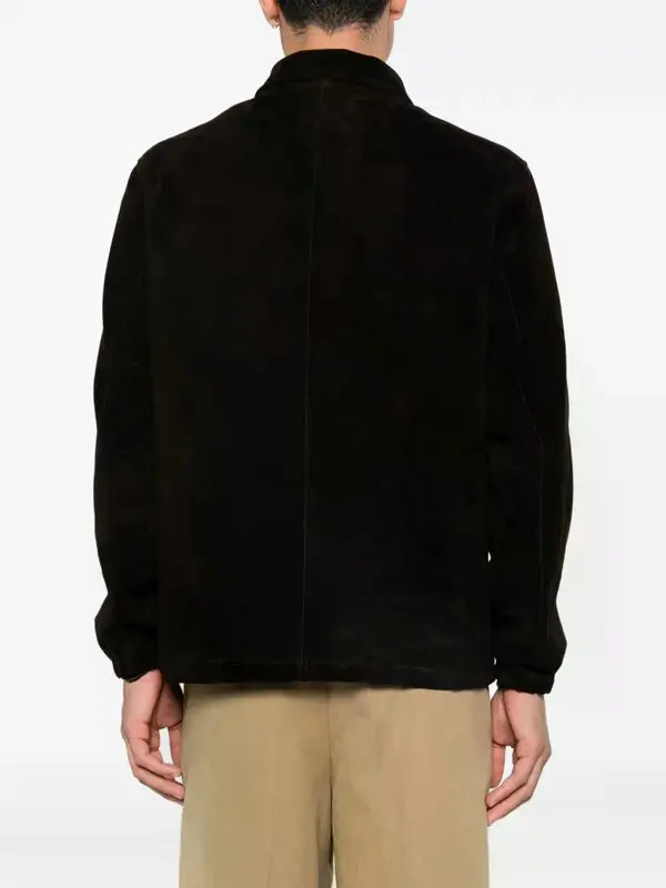 GIORGIO BRATO Suede Long-sleeves Jacket