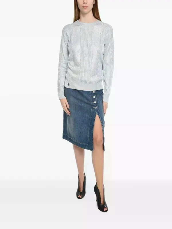 Philipp Plein Cable-knit Sweater