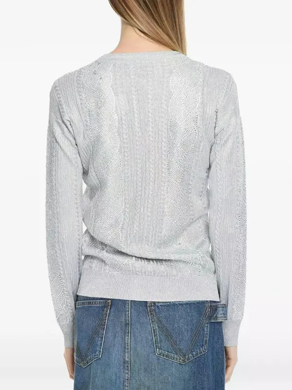 Philipp Plein Cable-knit Sweater