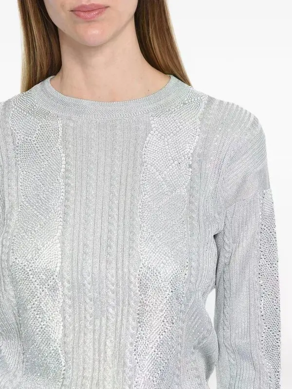 Philipp Plein Cable-knit Sweater