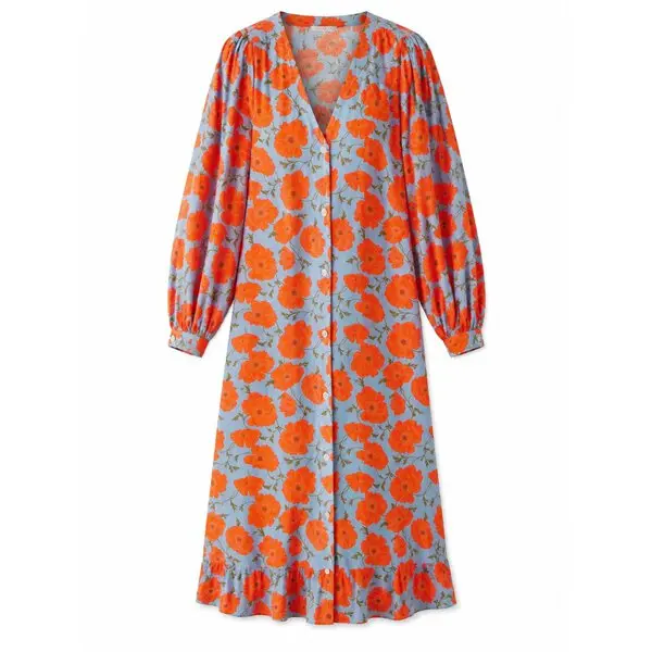 Mind Traveler Micaela Turquoise Dress - Blue