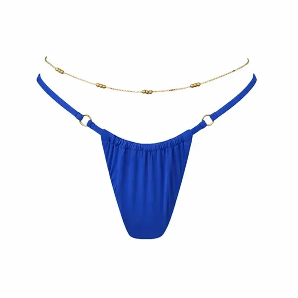 BELLETAGE SWIMWEAR The Lais Bikini Bottom - Blue