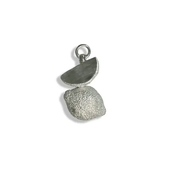 ONI Tilted Form Charm - Silver