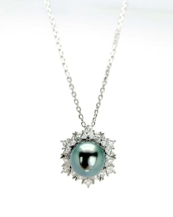 SMUCCII Corona Tahitian Pearl Pendant