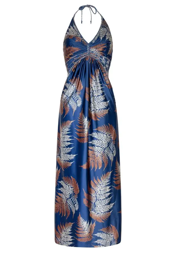 CHIC BY LIRETTE Halter Dress Boquete - Blue