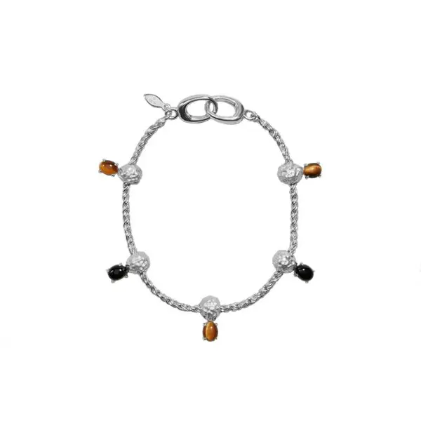 ONI Twisted Root Bracelet - Silver