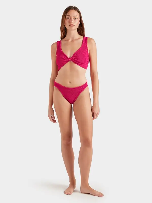 Hunza G Coverage Juno Bikini | | Original Crinkle™ Swimwear