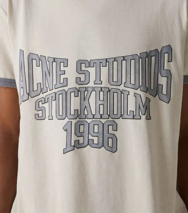 Acne Studios Printed Cotton Jersey T-shirt
