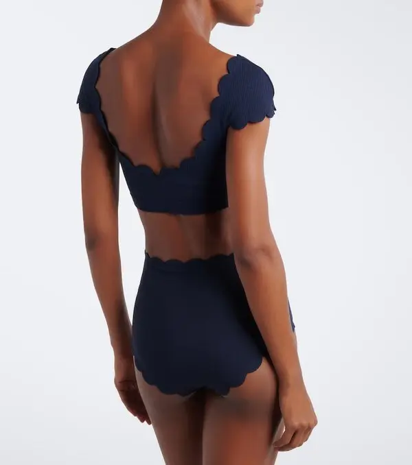 Marysia Mexico Scalloped Bikini Top
