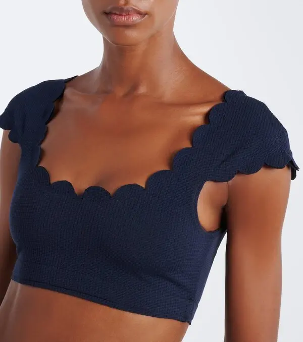 Marysia Mexico Scalloped Bikini Top