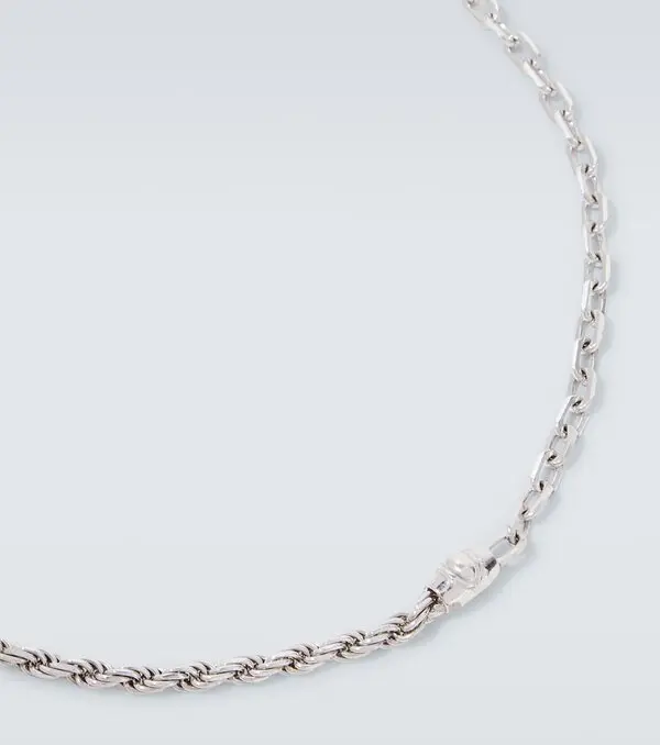 Bottega Veneta Sterling Chain Necklace