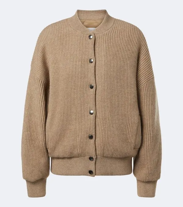 Brunello Cucinelli Ribbed-knit Cashmere Cardigan - Beige