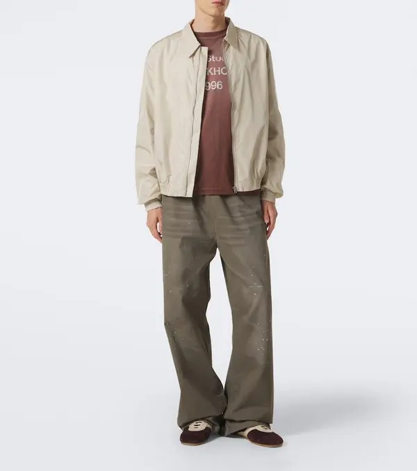 Acne Studios Cotton Twill Wide-leg Pants