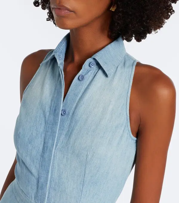 Ralph Lauren Peyton Denim Maxi Shirt Dress