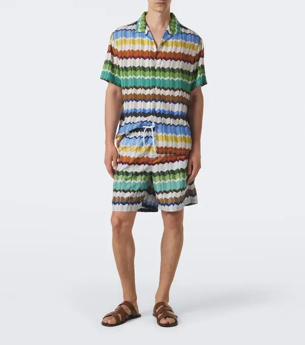 Missoni Zigzag Bowling Shirt