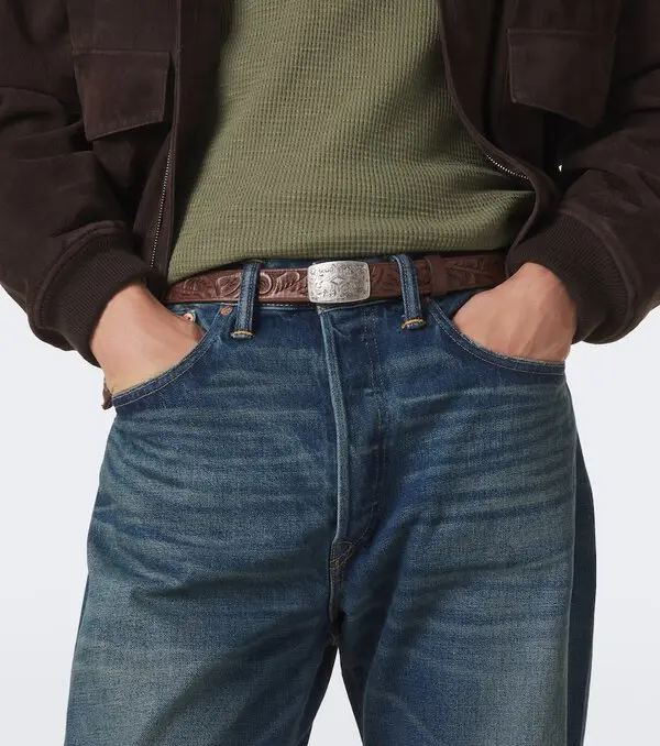 Ralph Lauren Coleman Leather Belt