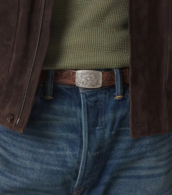 Ralph Lauren Coleman Leather Belt