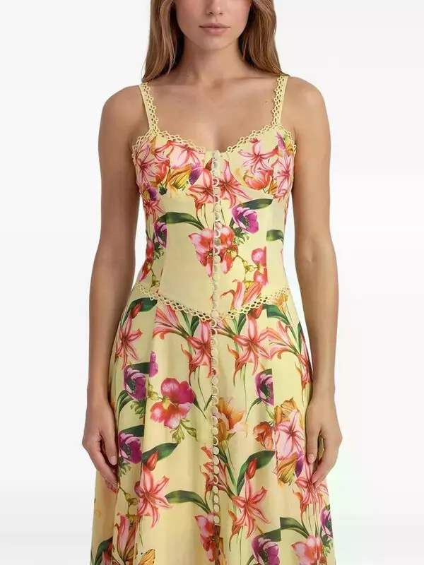 Charo Ruiz Ibiza Solara Floral-print Midi Dress